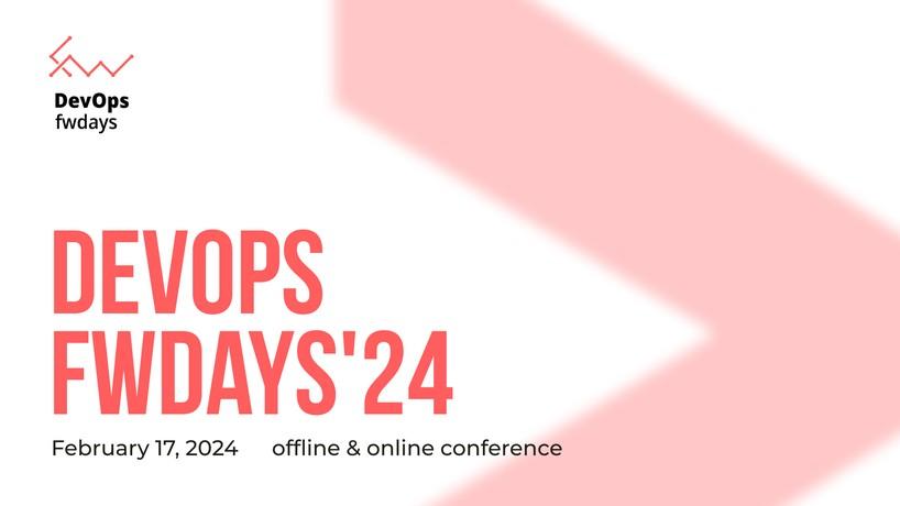 Lex Liubavin on LinkedIn: DevOps fwdays’24 conference, 17 лютого, Київ Lex Liubavin on LinkedIn: DevOps fwdays’24 conference, 17 лютого, Київ