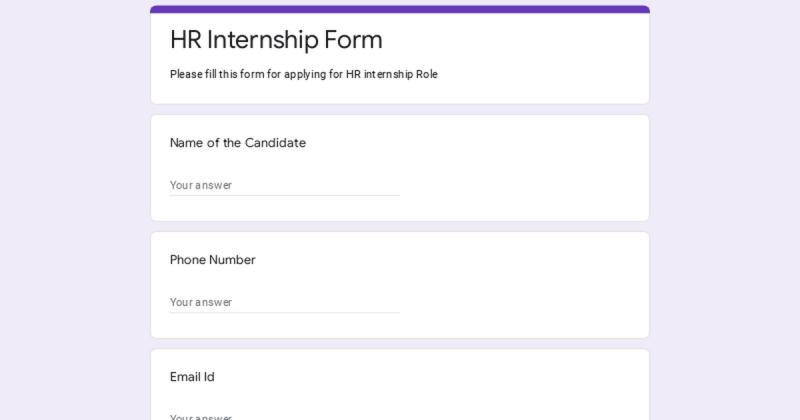 Eshita Singh on LinkedIn: HR Internship Form Eshita Singh on LinkedIn: HR Internship Form