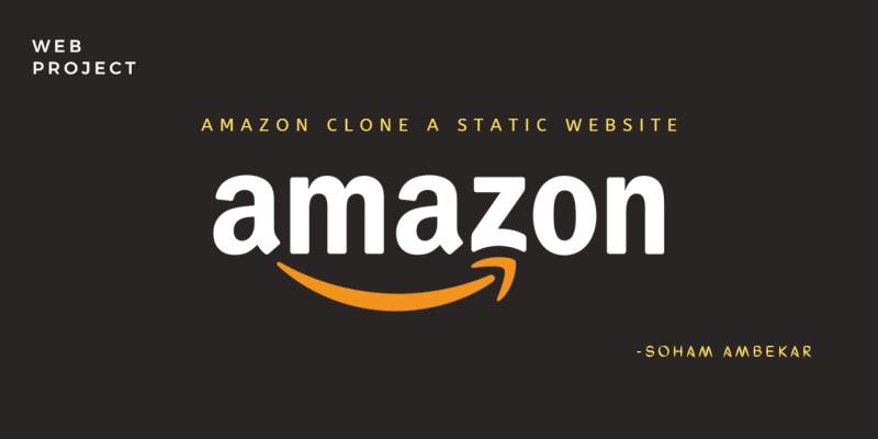 Soham Ambekar on LinkedIn: GitHub - Soham-Ambekar/Amazon_Clone: This is ... Soham Ambekar on LinkedIn: GitHub - Soham-Ambekar/Amazon_Clone: This is ...