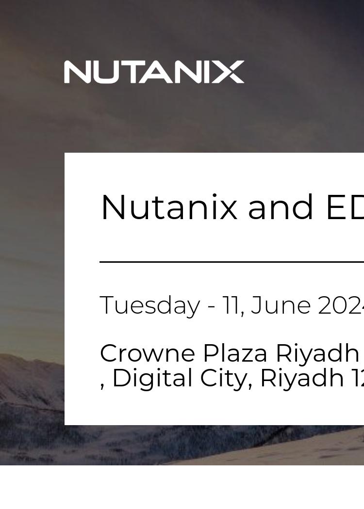 Hisham A. Shahla on LinkedIn: Nutanix and EDB Data & AI Summit Hisham A. Shahla on LinkedIn: Nutanix and EDB Data & AI Summit
