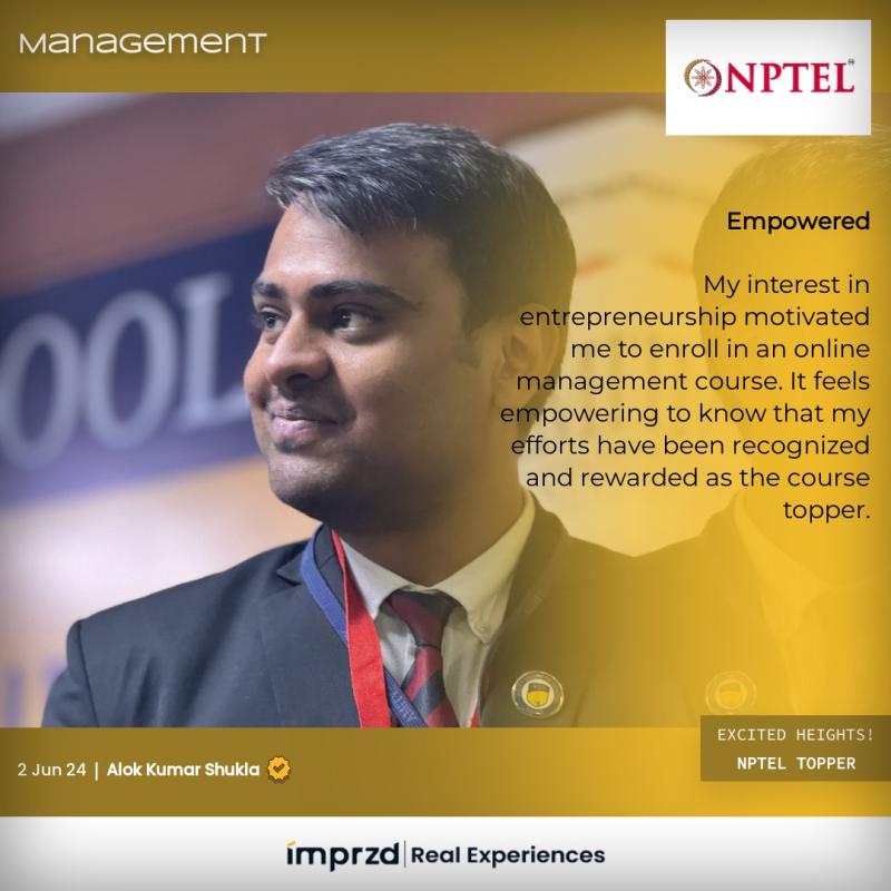 Alok Kumar Shukla on LinkedIn: NPTEL Alok Kumar Shukla on LinkedIn: NPTEL