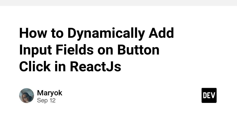 LEKAN OKEOWO on LinkedIn: How to Dynamically Add Input Fields on Button ... LEKAN OKEOWO on LinkedIn: How to Dynamically Add Input Fields on Button ...