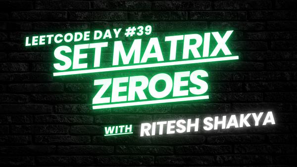 👨💻 Ritesh Shakya 👨💻 on LinkedIn: A LeetCode Daily Series — Day 39 👨💻 Ritesh Shakya 👨💻 on LinkedIn: A LeetCode Daily Series — Day 39