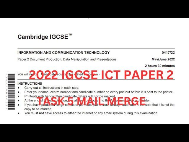 Carlos Mutembei on LinkedIn: ICT IGCSE (0417), May/June 2022 Carlos Mutembei on LinkedIn: ICT IGCSE (0417), May/June 2022