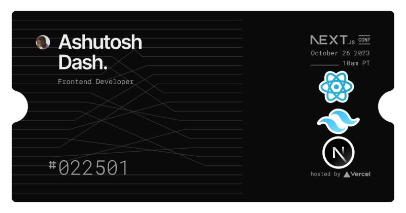 Ashutosh Dash on LinkedIn: Join Ashutosh Dash at Next.js Conf Ashutosh Dash on LinkedIn: Join Ashutosh Dash at Next.js Conf