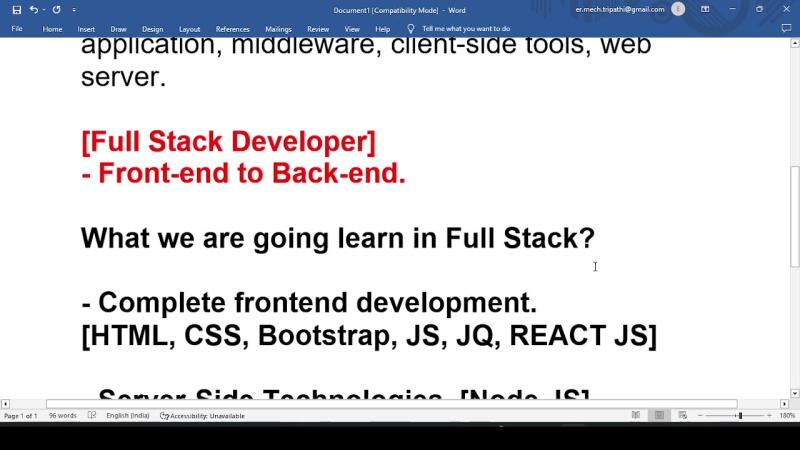 Atul Kumar Tripathi on LinkedIn: Introduction Video of Full Stack ... Atul Kumar Tripathi on LinkedIn: Introduction Video of Full Stack ...