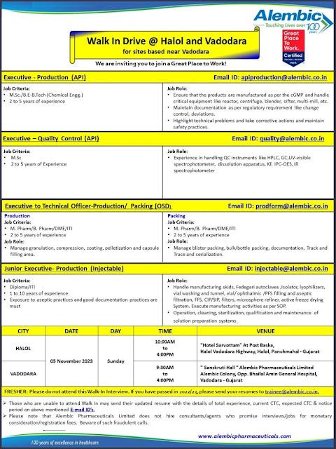 Abhijeet Mishra on LinkedIn: Alembic Pharma Walk In Interviews For MSc ... Abhijeet Mishra on LinkedIn: Alembic Pharma Walk In Interviews For MSc ...