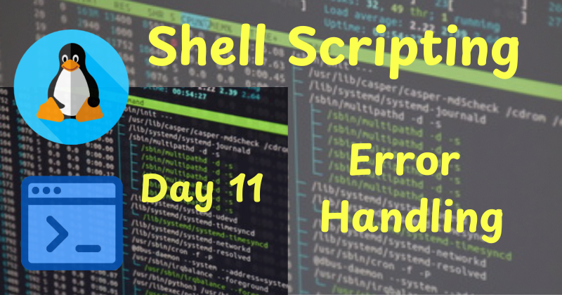 Rutvik Mangukiya on LinkedIn: Shell Scripting Challenge Error Handling ... Rutvik Mangukiya on LinkedIn: Shell Scripting Challenge Error Handling ...