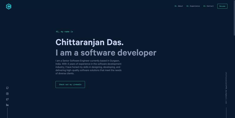 Chittaranjan Das on LinkedIn: Chittaranjan Das - Portfolio Chittaranjan Das on LinkedIn: Chittaranjan Das - Portfolio