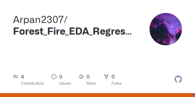 Arpan Jain on LinkedIn: GitHub - Arpan2307/Forest_Fire_EDA_Regressor_Model Arpan Jain on LinkedIn: GitHub - Arpan2307/Forest_Fire_EDA_Regressor_Model