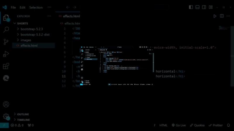 Bakht Fatima on LinkedIn: Css vertical writing mode #html #css #shorts ... Bakht Fatima on LinkedIn: Css vertical writing mode #html #css #shorts ...