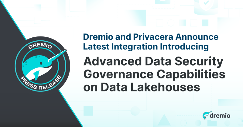 Tomer Shiran on LinkedIn: Dremio and Privacera Announce Latest ... Tomer Shiran on LinkedIn: Dremio and Privacera Announce Latest ...