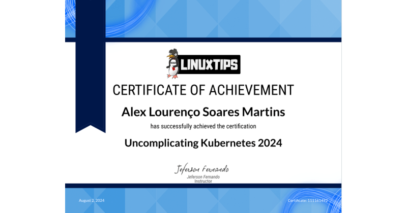 Alex Martins on LinkedIn: Uncomplicating Kubernetes 2024 • Alex ... Alex Martins on LinkedIn: Uncomplicating Kubernetes 2024 • Alex ...
