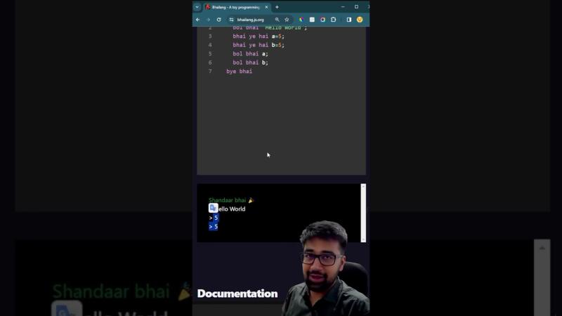 Sachin Jawade on LinkedIn: Bhailang || BhaiLang Programming Language ... Sachin Jawade on LinkedIn: Bhailang || BhaiLang Programming Language ...