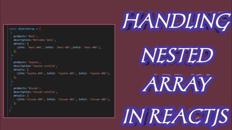 Oyin Lola on LinkedIn: Handling Nested Arrays in Reactjs (Array.flatMap ... Oyin Lola on LinkedIn: Handling Nested Arrays in Reactjs (Array.flatMap ...