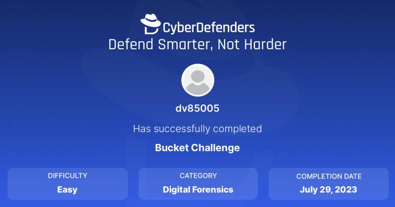 Deepak Verma on LinkedIn: Bucket blue team challenge. Deepak Verma on LinkedIn: Bucket blue team challenge.