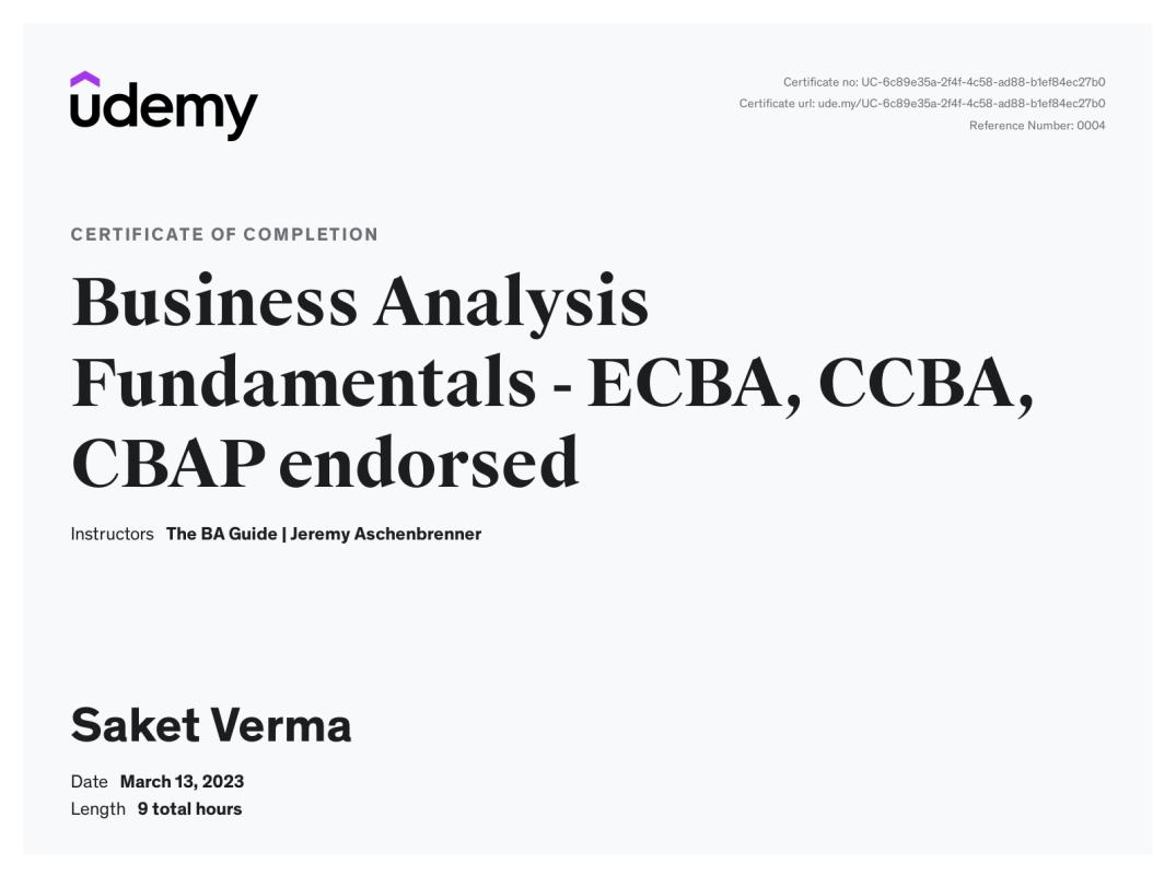 Saket Verma on LinkedIn: Udemy Course Completion Certificate Saket Verma on LinkedIn: Udemy Course Completion Certificate