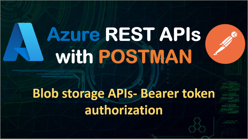 Suraj Somani on LinkedIn: Azure blob storage REST APIs - bearer token ... Suraj Somani on LinkedIn: Azure blob storage REST APIs - bearer token ...