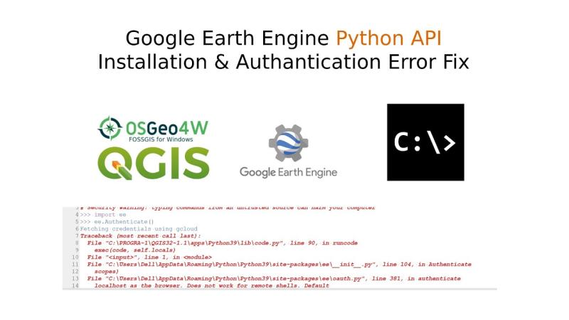 Ayesha Mehmood on LinkedIn: Google Earth Engine Python API Installation ... Ayesha Mehmood on LinkedIn: Google Earth Engine Python API Installation ...
