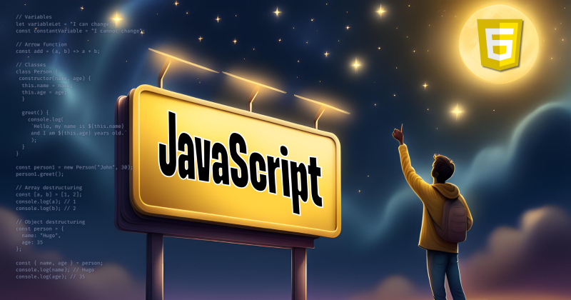 Hugo Tavares on LinkedIn: JavaScript ES6+: Key Features for Beginners Hugo Tavares on LinkedIn: JavaScript ES6+: Key Features for Beginners