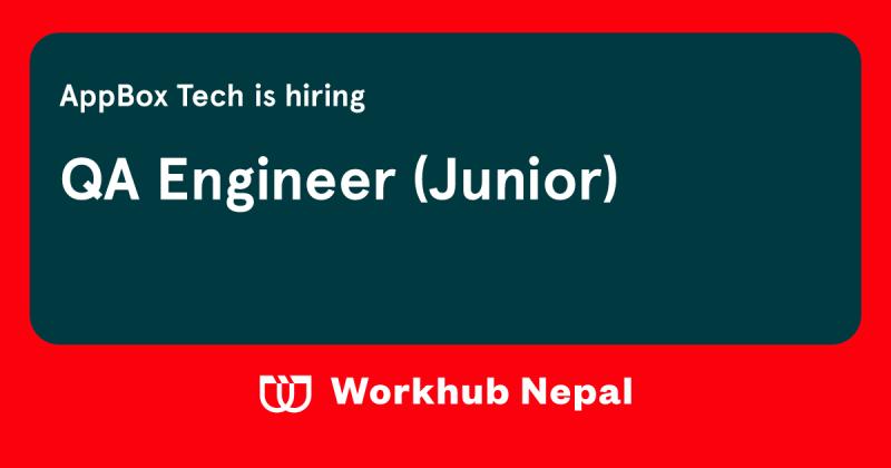 Lava Kafle on LinkedIn: QA Engineer (Junior) Lava Kafle on LinkedIn: QA Engineer (Junior)