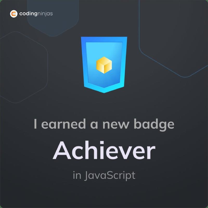 Pranjal Kuhikar on LinkedIn: 🏆 SkillBadge Unlocked! | Coding Ninjas Studio Pranjal Kuhikar on LinkedIn: 🏆 SkillBadge Unlocked! | Coding Ninjas Studio