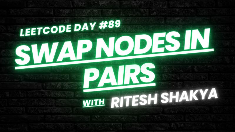 👨💻 Ritesh Shakya 👨💻 on LinkedIn: A LeetCode Daily Series — Day 89 ... 👨💻 Ritesh Shakya 👨💻 on LinkedIn: A LeetCode Daily Series — Day 89 ...