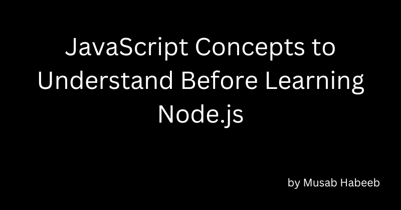 Raiyad Raad on LinkedIn: JavaScript Concepts to Know Before Learning ... Raiyad Raad on LinkedIn: JavaScript Concepts to Know Before Learning ...