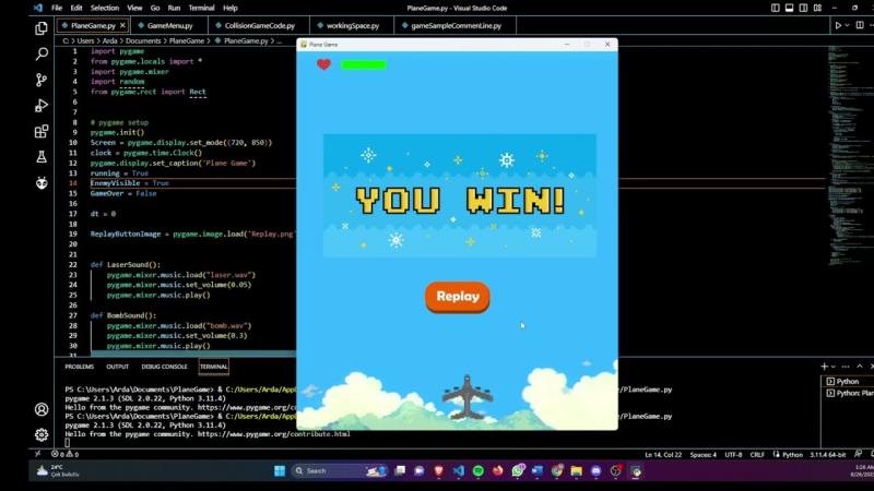 Arda Celik on LinkedIn: PyGame - Plane Game Arda Celik on LinkedIn: PyGame - Plane Game