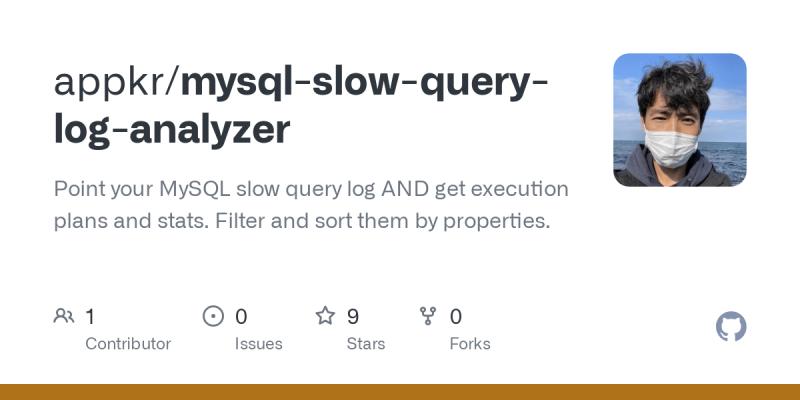Juwon Kim on LinkedIn: GitHub - appkr/mysql-slow-query-log-analyzer ... Juwon Kim on LinkedIn: GitHub - appkr/mysql-slow-query-log-analyzer ...