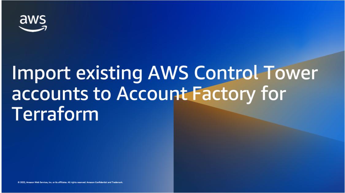 Abhishek Vasisht on LinkedIn: Import existing AWS Control Tower ... Abhishek Vasisht on LinkedIn: Import existing AWS Control Tower ...