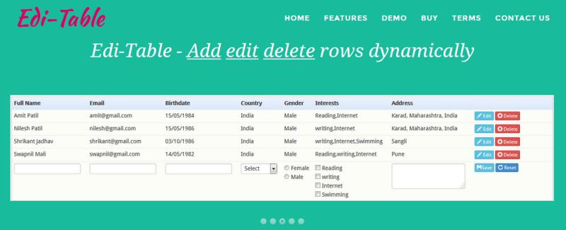 Paul Muthui on LinkedIn: Edi-Table – Add edit delete rows dynamically ... Paul Muthui on LinkedIn: Edi-Table – Add edit delete rows dynamically ...