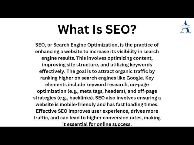 Aprajita Kumari on LinkedIn: What is SEO? Aprajita Kumari on LinkedIn: What is SEO?