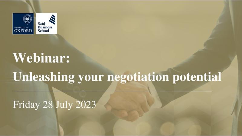 Paul Fisher on LinkedIn: Webinar - Unleash your negotiation potential Paul Fisher on LinkedIn: Webinar - Unleash your negotiation potential