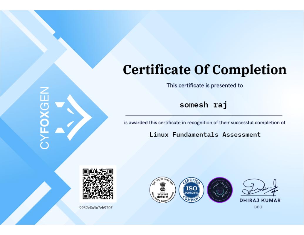 Somesh raj on LinkedIn: Tutor Certificate Somesh raj on LinkedIn: Tutor Certificate