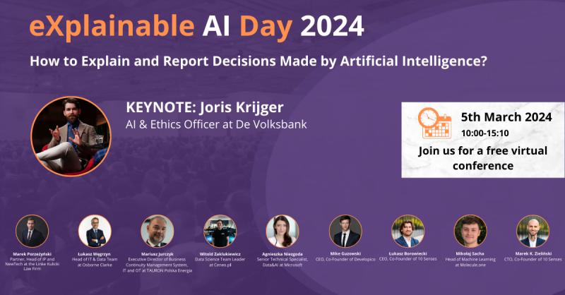 Łukasz Borowiecki, PhD na LinkedIn: eXplainable AI Day 2024 - 10 Senses Łukasz Borowiecki, PhD na LinkedIn: eXplainable AI Day 2024 - 10 Senses