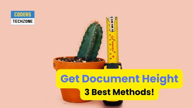saion roy on LinkedIn: JavaScript Get Document Height: 3 Best Methods! saion roy on LinkedIn: JavaScript Get Document Height: 3 Best Methods!