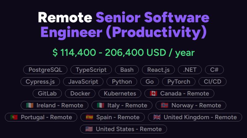 RemoteYeah on LinkedIn: Remote Senior Software Engineer (Productivity) RemoteYeah on LinkedIn: Remote Senior Software Engineer (Productivity)