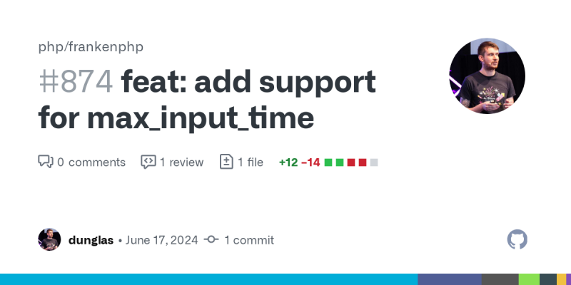 Kévin Dunglas on LinkedIn: feat: add support for max_input_time by ... Kévin Dunglas on LinkedIn: feat: add support for max_input_time by ...