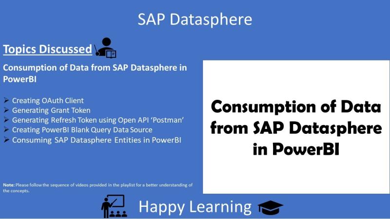 Srinivas Medidi on LinkedIn: 14 Consumption of Data from SAP Datasphere ... Srinivas Medidi on LinkedIn: 14 Consumption of Data from SAP Datasphere ...