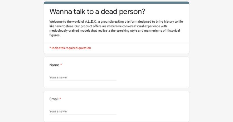 Sudip Agrahari on LinkedIn: Wanna talk to a dead person? Sudip Agrahari on LinkedIn: Wanna talk to a dead person?