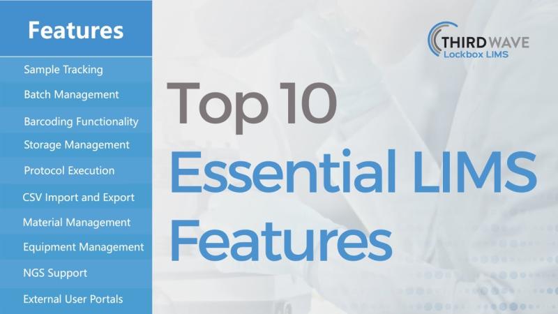 Third Wave Analytics on LinkedIn: Top 10 Essential LIMS Features Third Wave Analytics on LinkedIn: Top 10 Essential LIMS Features