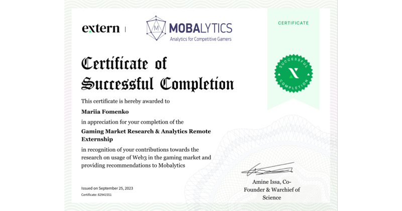 Mariia Fomenko on LinkedIn: Paragon One Certificate • Mariia Fomenko ... Mariia Fomenko on LinkedIn: Paragon One Certificate • Mariia Fomenko ...