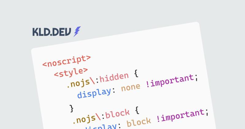 Kevin Drum on LinkedIn: CSS utility classes that detect JavaScript Kevin Drum on LinkedIn: CSS utility classes that detect JavaScript
