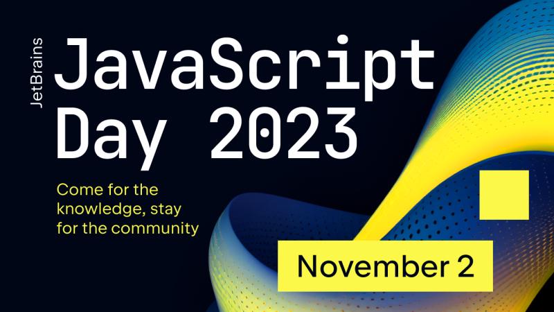 Peter Buglavecz on LinkedIn: JetBrains JavaScript Day 2023 Peter Buglavecz on LinkedIn: JetBrains JavaScript Day 2023