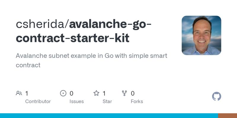 Christopher Sheridan on LinkedIn: GitHub - csherida/avalanche-go ... Christopher Sheridan on LinkedIn: GitHub - csherida/avalanche-go ...