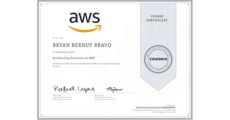 Bryan Alexander Bernuy on LinkedIn: Completion Certificate for ... Bryan Alexander Bernuy on LinkedIn: Completion Certificate for ...