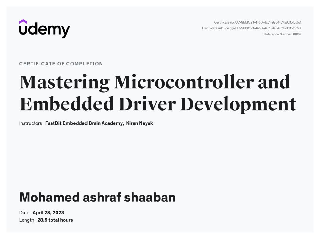 Mohamed Ashraf LinkedIn‘de: Udemy Course Completion Certificate Mohamed Ashraf LinkedIn‘de: Udemy Course Completion Certificate