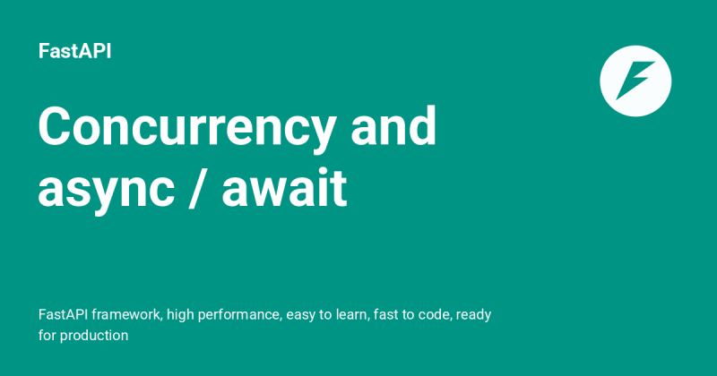 Nadeera Sampath on LinkedIn: Concurrency and async / await - FastAPI Nadeera Sampath on LinkedIn: Concurrency and async / await - FastAPI