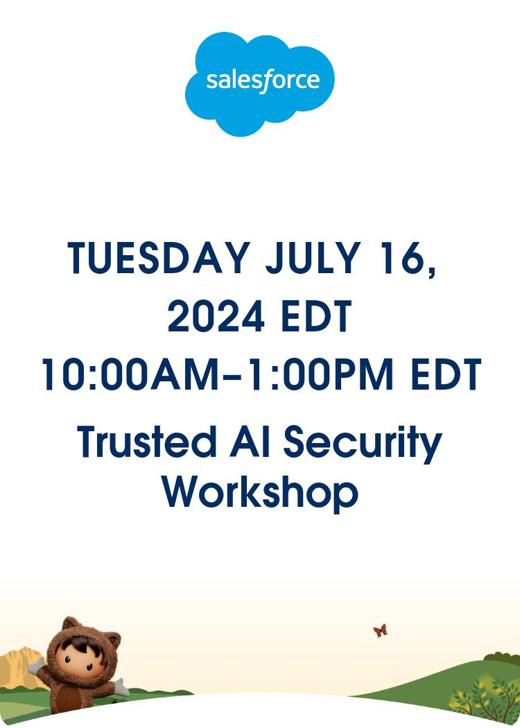 Rachel Beard on LinkedIn: Trusted AI Security Workshop Rachel Beard on LinkedIn: Trusted AI Security Workshop